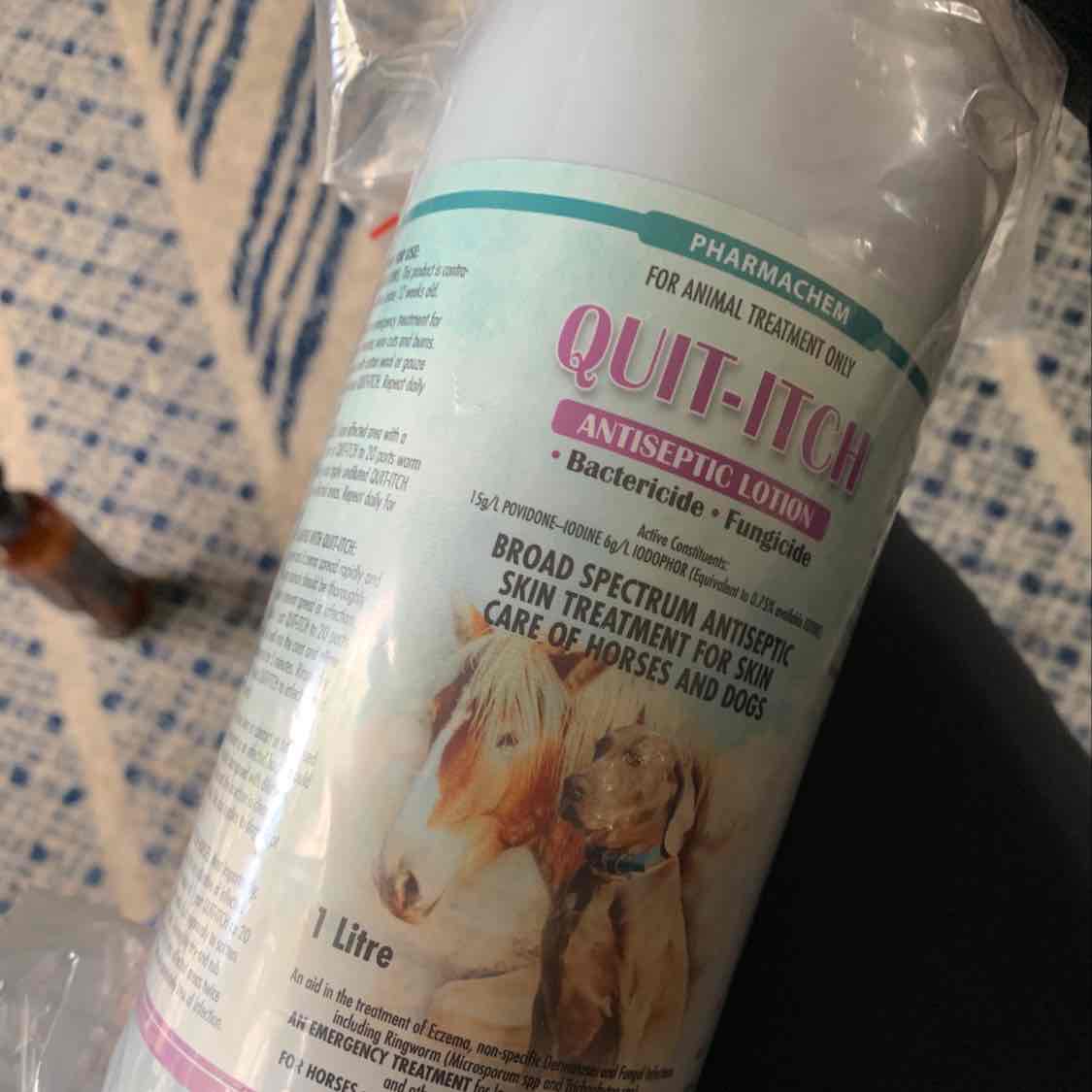 Quit Itch Broad Spectrum Antiseptic Lotion For Cats Dogs And Horses ...