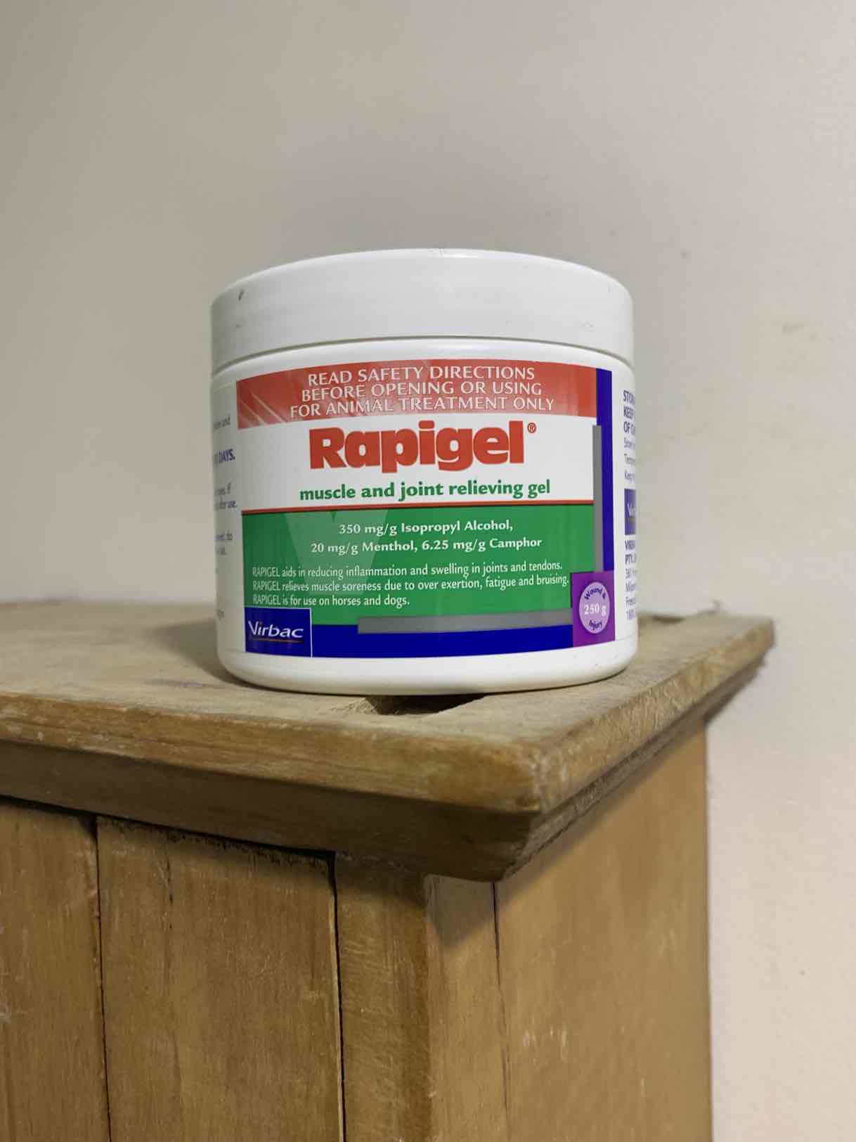 Rapigel Muscle And Joint Gel For Dogs And Horses 250gm - $45.09