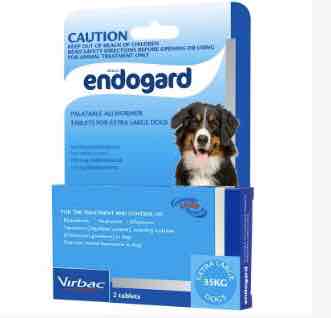 Endogard All Wormer For Dogs XLarge Dog 2 Tablets - $29.11