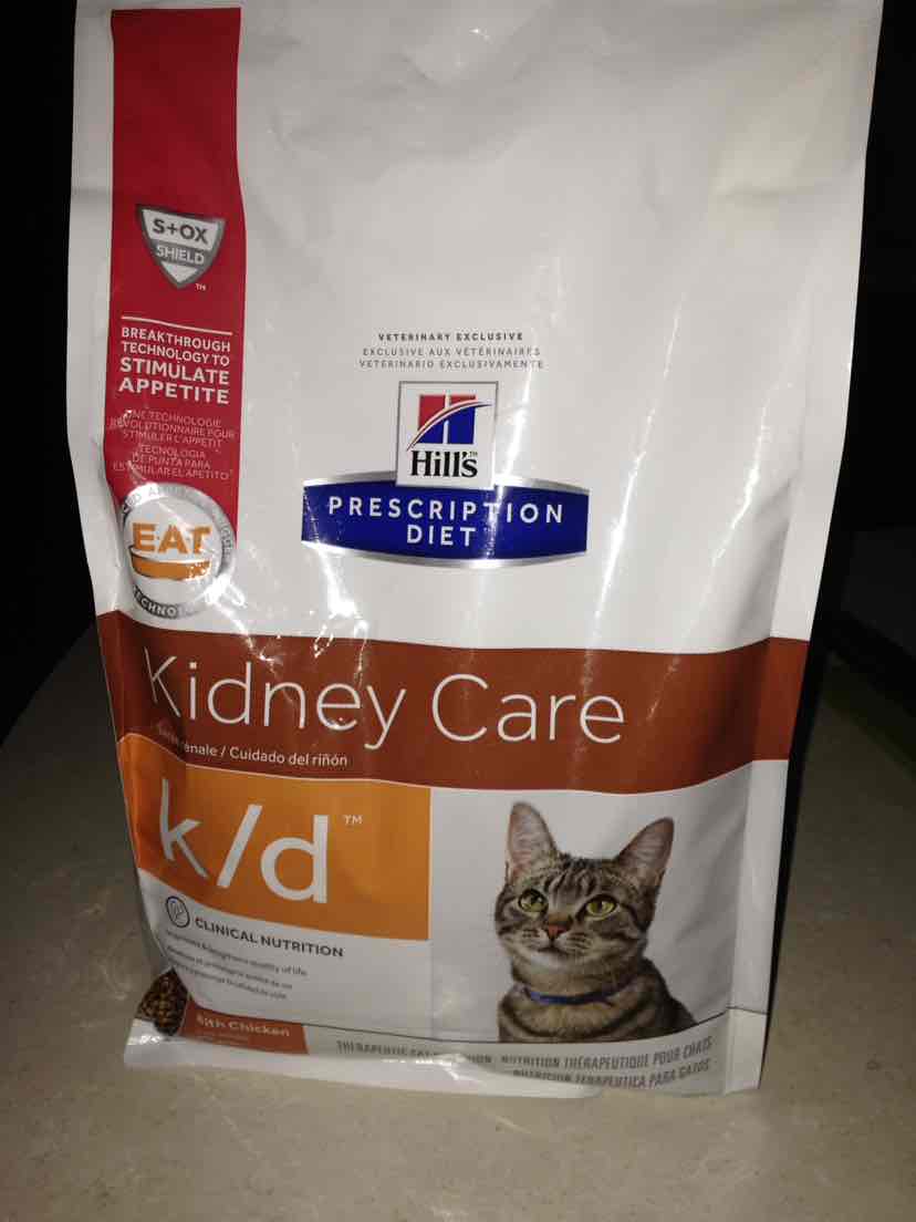 Hills Prescription Diet Feline kd Kidney Care Chicken Dry Cat Food 1 ...