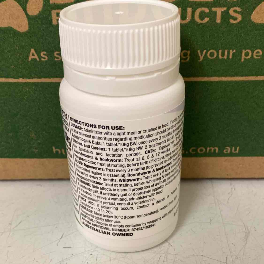 Fidos Closasole Broadspectrum Wormer 10kg For Dogs and Cats 10 Tablet ...