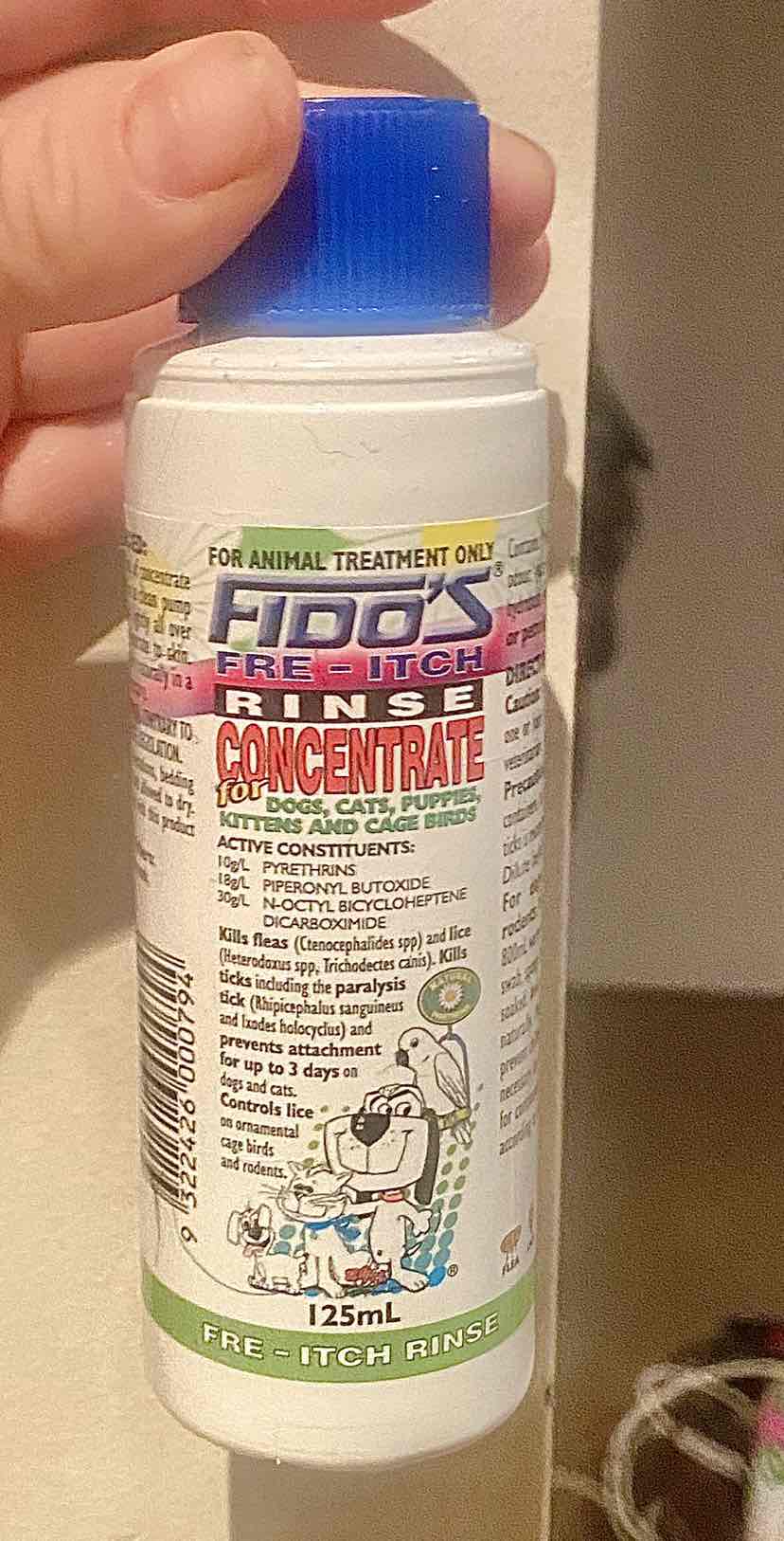 Fidos Fre Itch Rinse Concentrate For Dogs Cats And Caged Birds 5L - $244.49