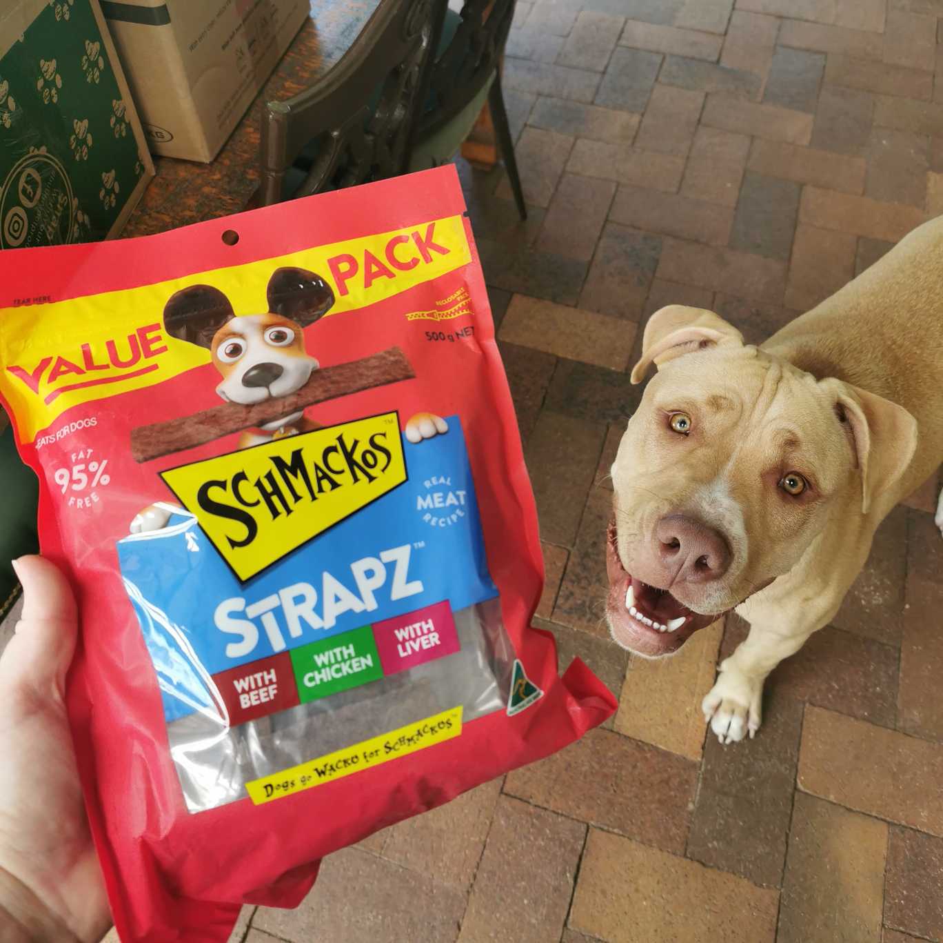 Schmackos Strapz Variety Pack Beef Chicken And Liver Treats For Dogs ...