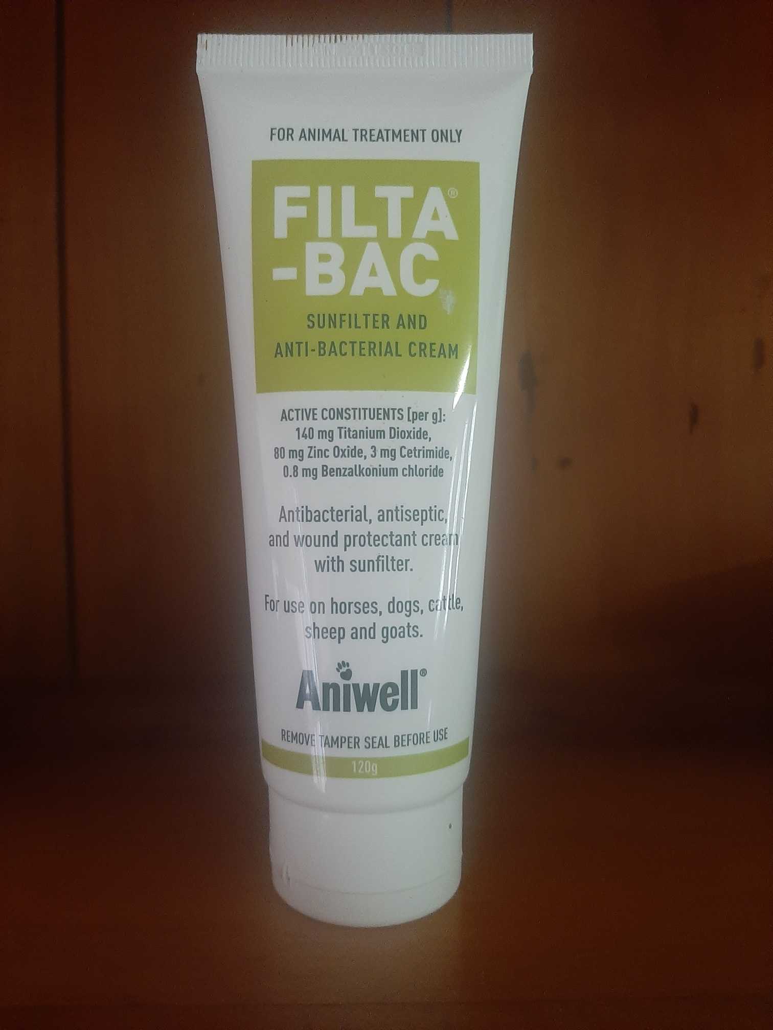 Filta Bac Sunfilter And Anti Bacterial Cream 120gm - $20.44