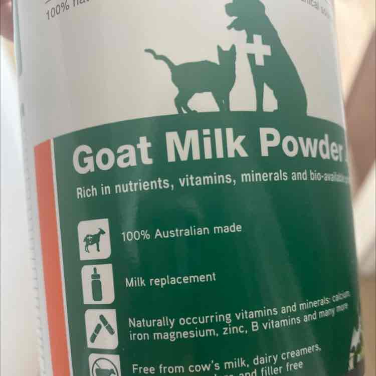 Natural Animal Solutions (NAS) Goat Milk Powder For Dogs And Cats 1.2kg ...
