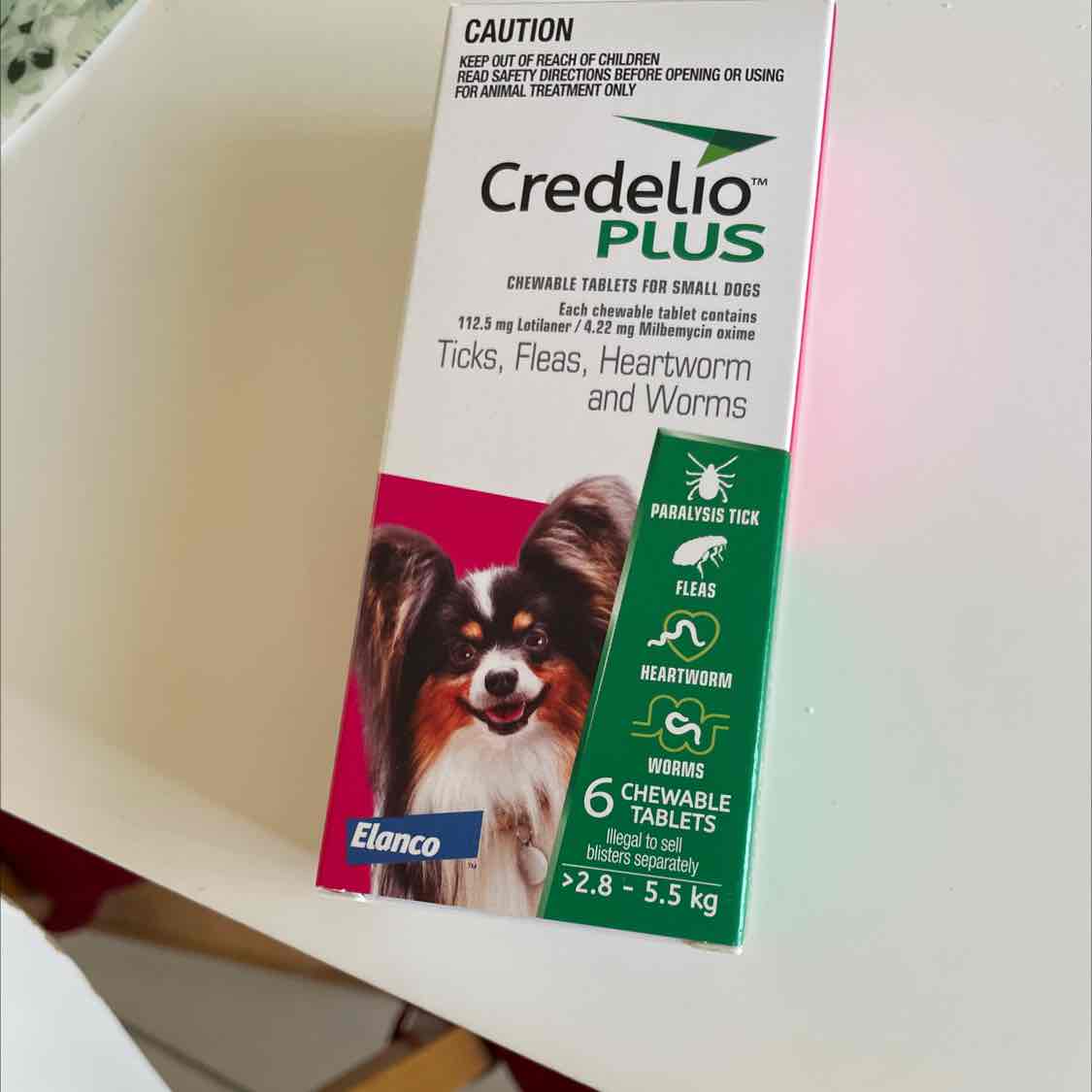 Credelio Plus For Small Dogs 2.8-5.5kg Pink 3 Pack - $49.99