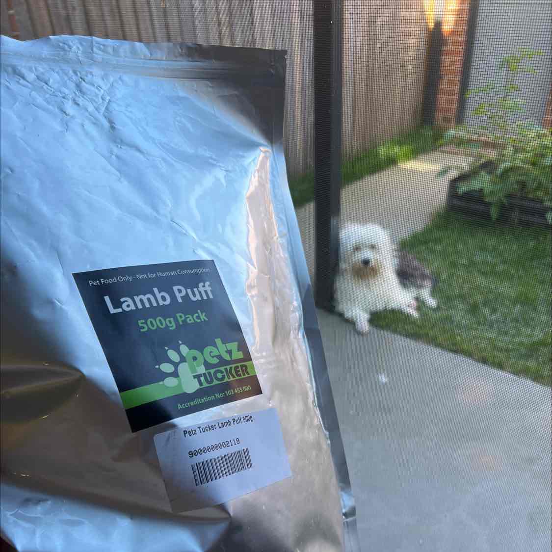 Petz Tucker Lamb Puff Treats For Dogs 500g - $31.35