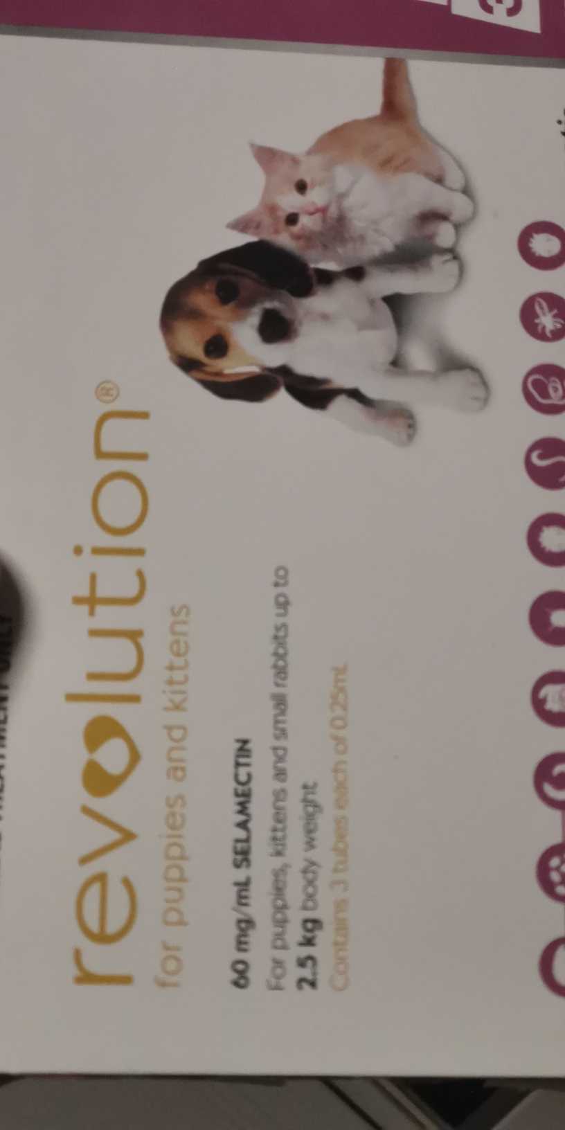 Revolution For Puppies and Kittens Up To 2.5kg Pink 15 Pack - $170.99