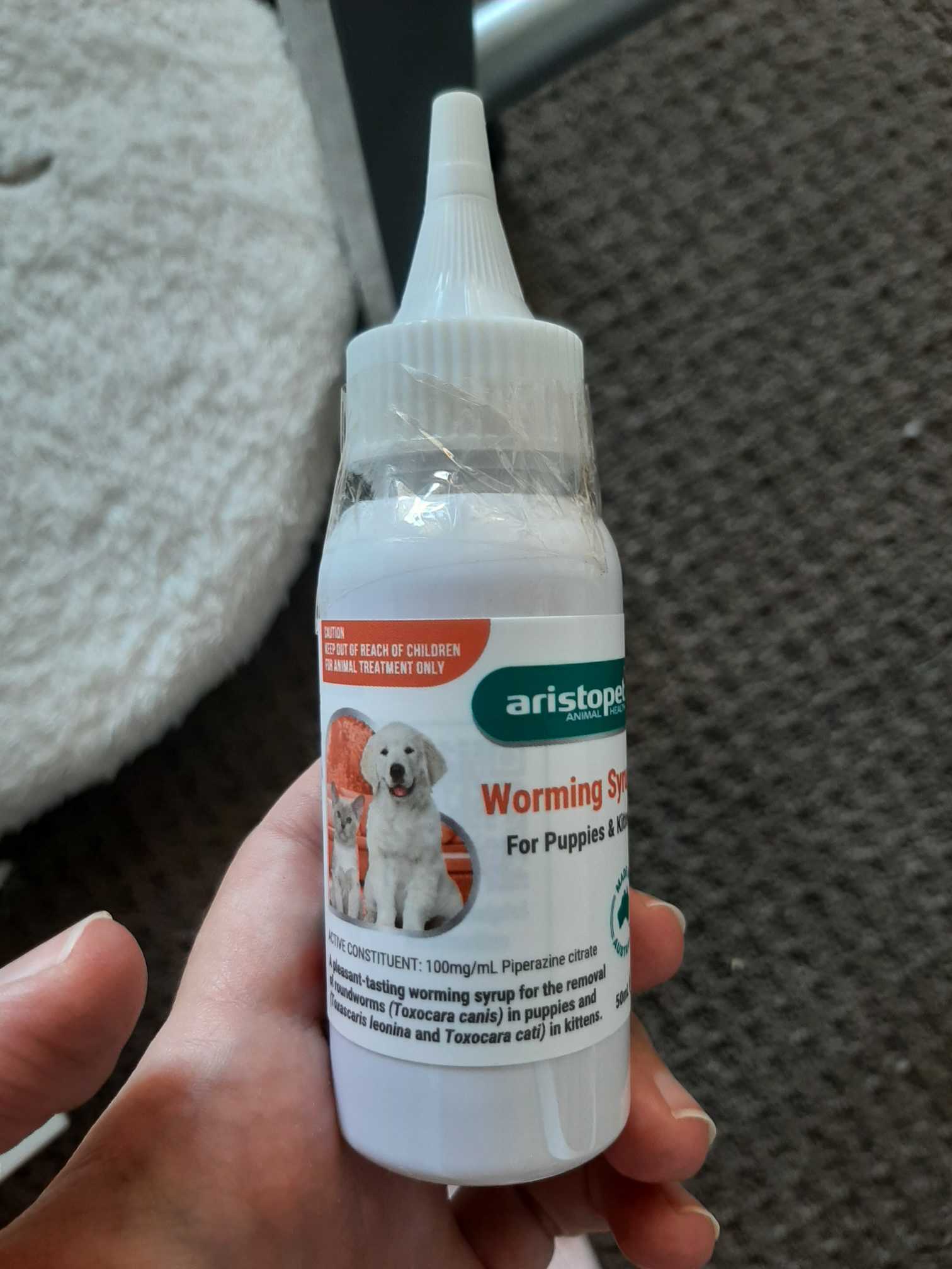 Aristopet Worming Syrup For Puppies And Kittens 50ml - $9.95