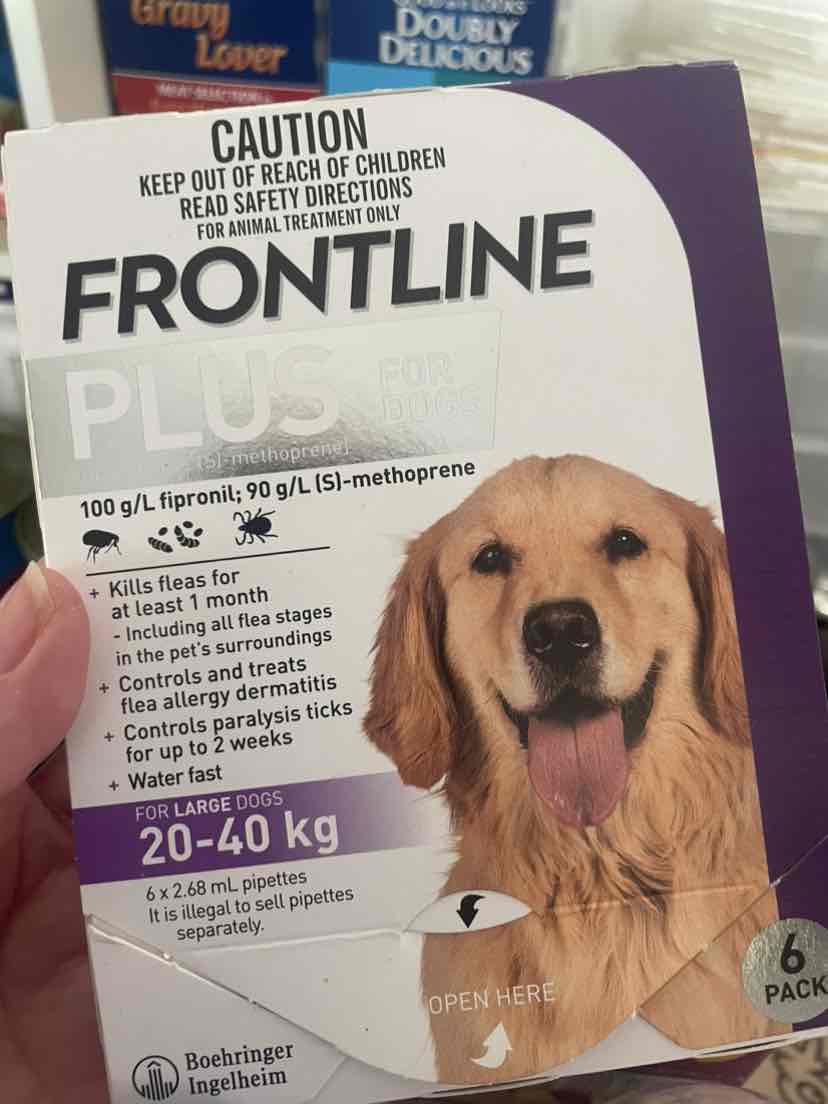 Frontline Plus For Dogs Large 20-40kg 6 Pack - $67.99