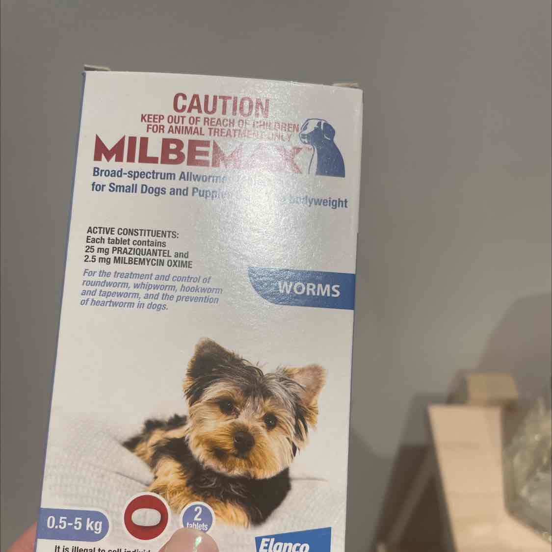 Milbemax Allwormer For Small Dogs 0.5 - 5kg 2 Tablets X 4 - $42.91