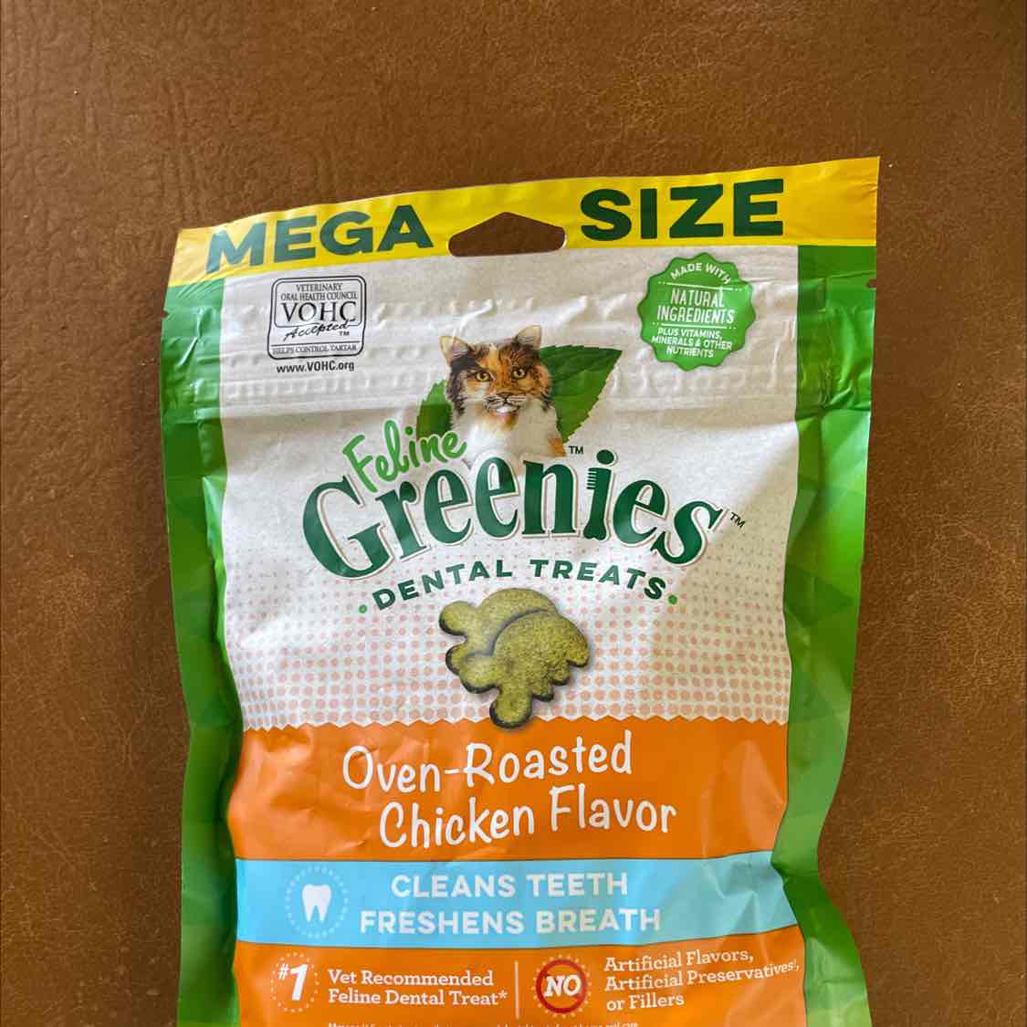Greenies Feline Dental Treats Roasted Chicken Flavour For Cats Tub 277g ...