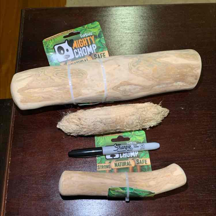 Furkidz Mighty Chomp Strong Natural Coffee Java Wood Stick Small Toy ...