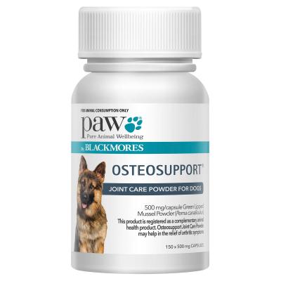 PAW By Blackmores Osteosupport Joint Care Powder For Dogs 150 x 500mg ...