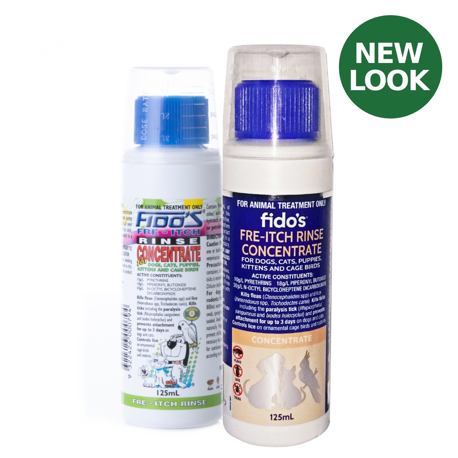 Fidos Fre Itch Rinse Concentrate For Dogs Cats And Caged Birds 125ml ...