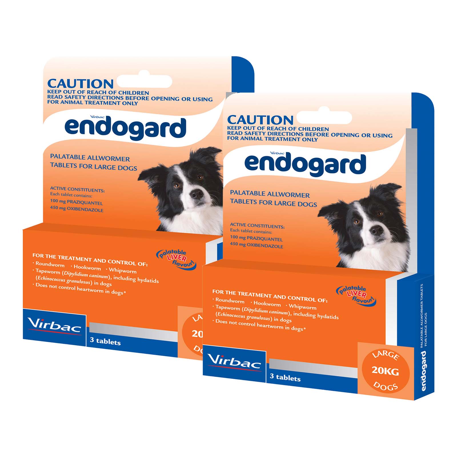 Endogard All Wormer For Dogs Large 6 Tablets - $44.10