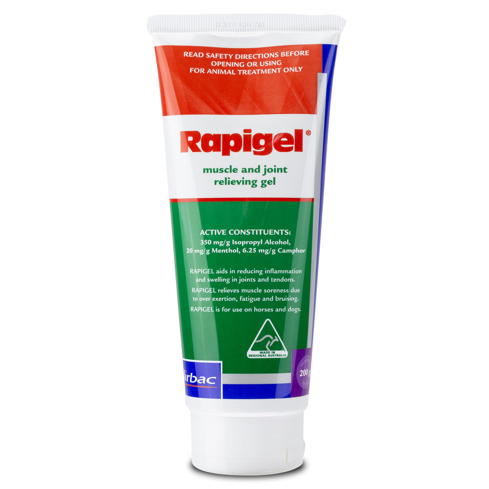 Rapigel Muscle And Joint Gel For Dogs And Horses 200gm - $28.90