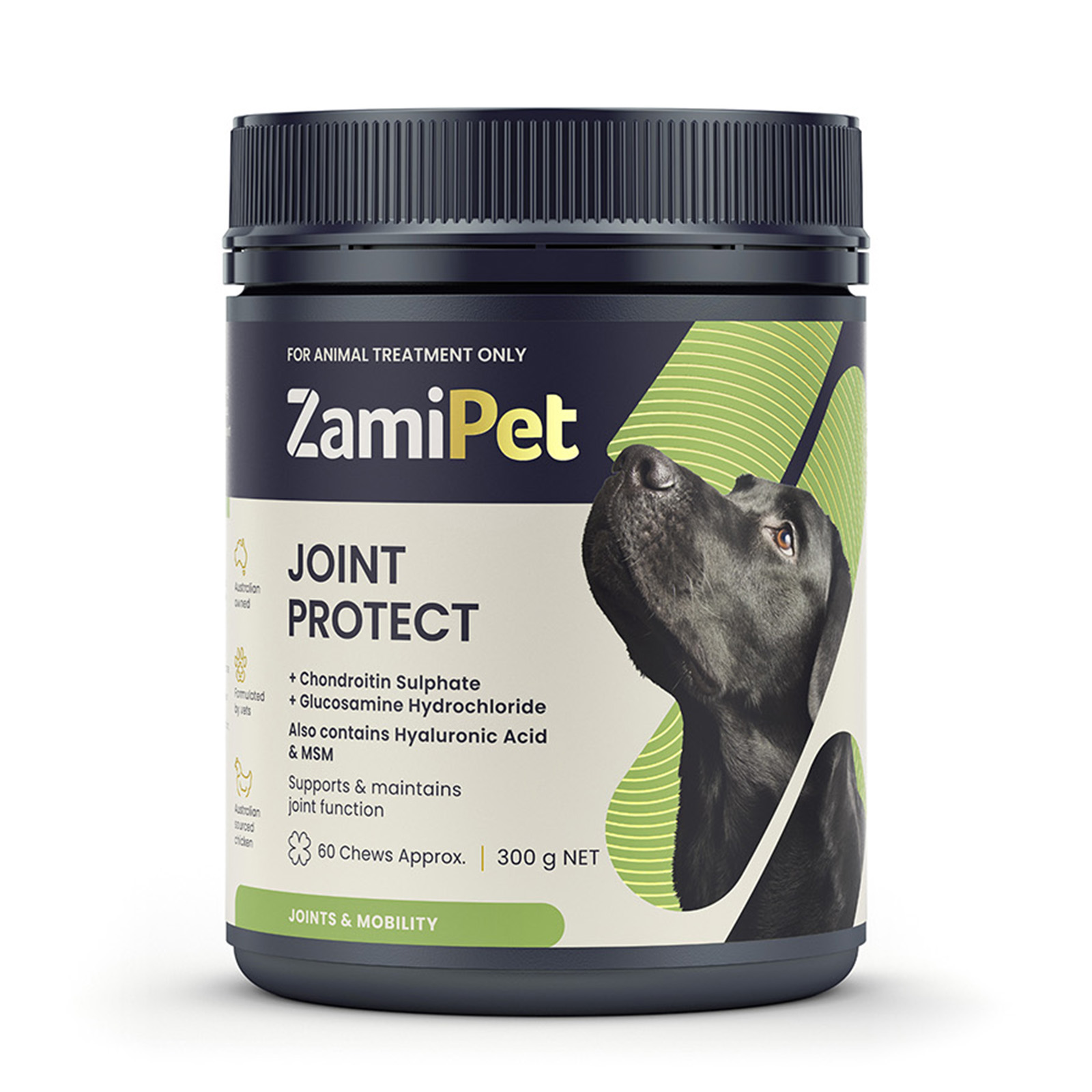 ZamiPet Joint Protect Supplement For Dogs 60 Chews 300gm - $42.95