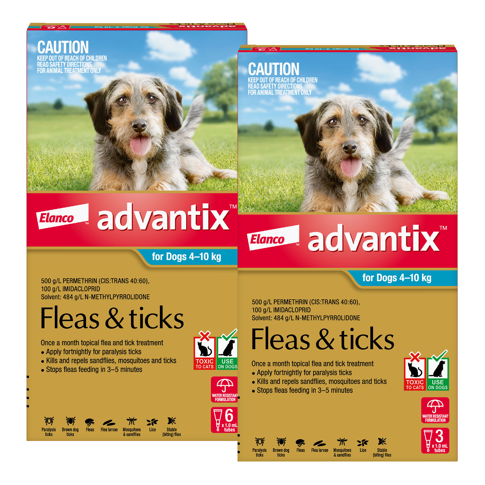 Advantix For Dogs Medium 4-10kg 9 Pack - $75.74