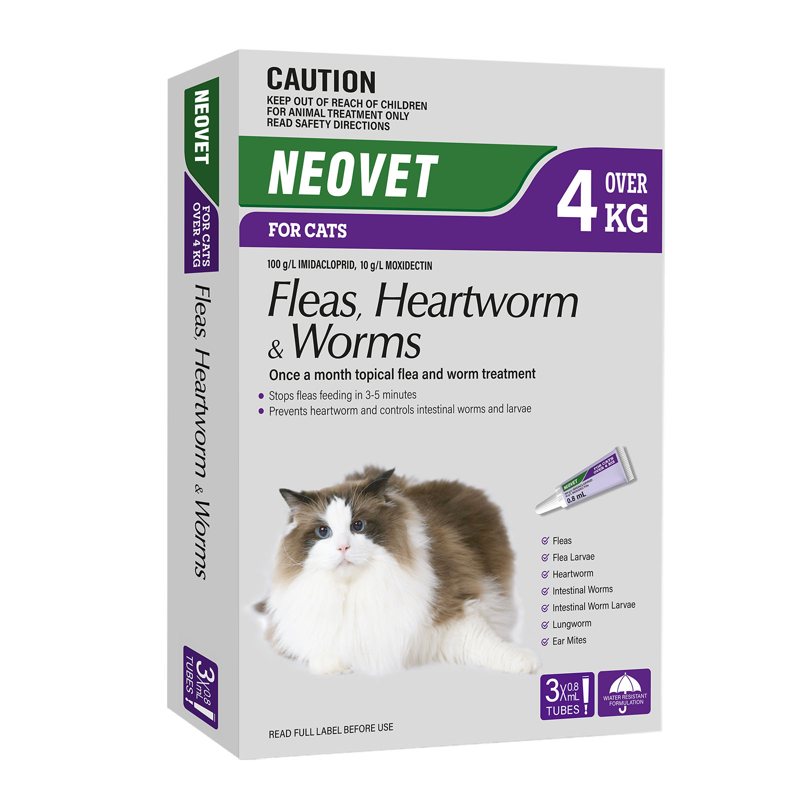 Neovet For Cats Over 4kg 3 Pack - $23.04
