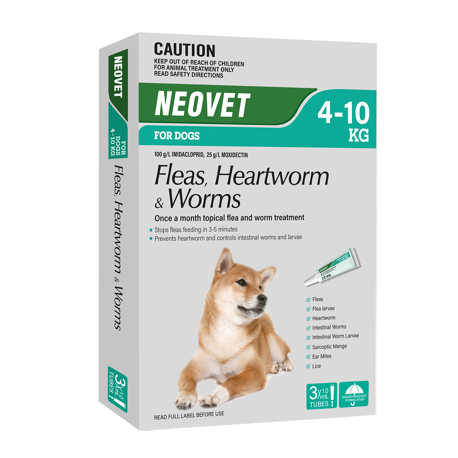 Neovet For Dogs 4-10kg 3 Pack - $37.43