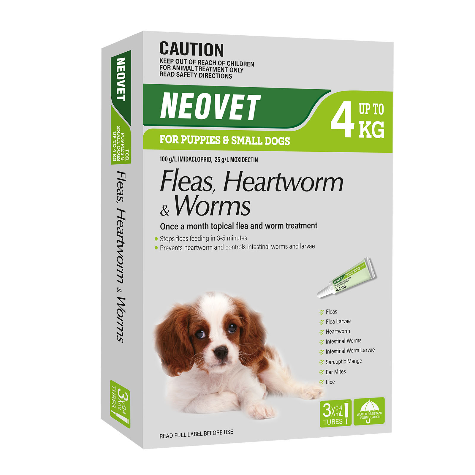 Neovet For Puppies And Small Dogs Up To 4kg 3 Pack - $32.81