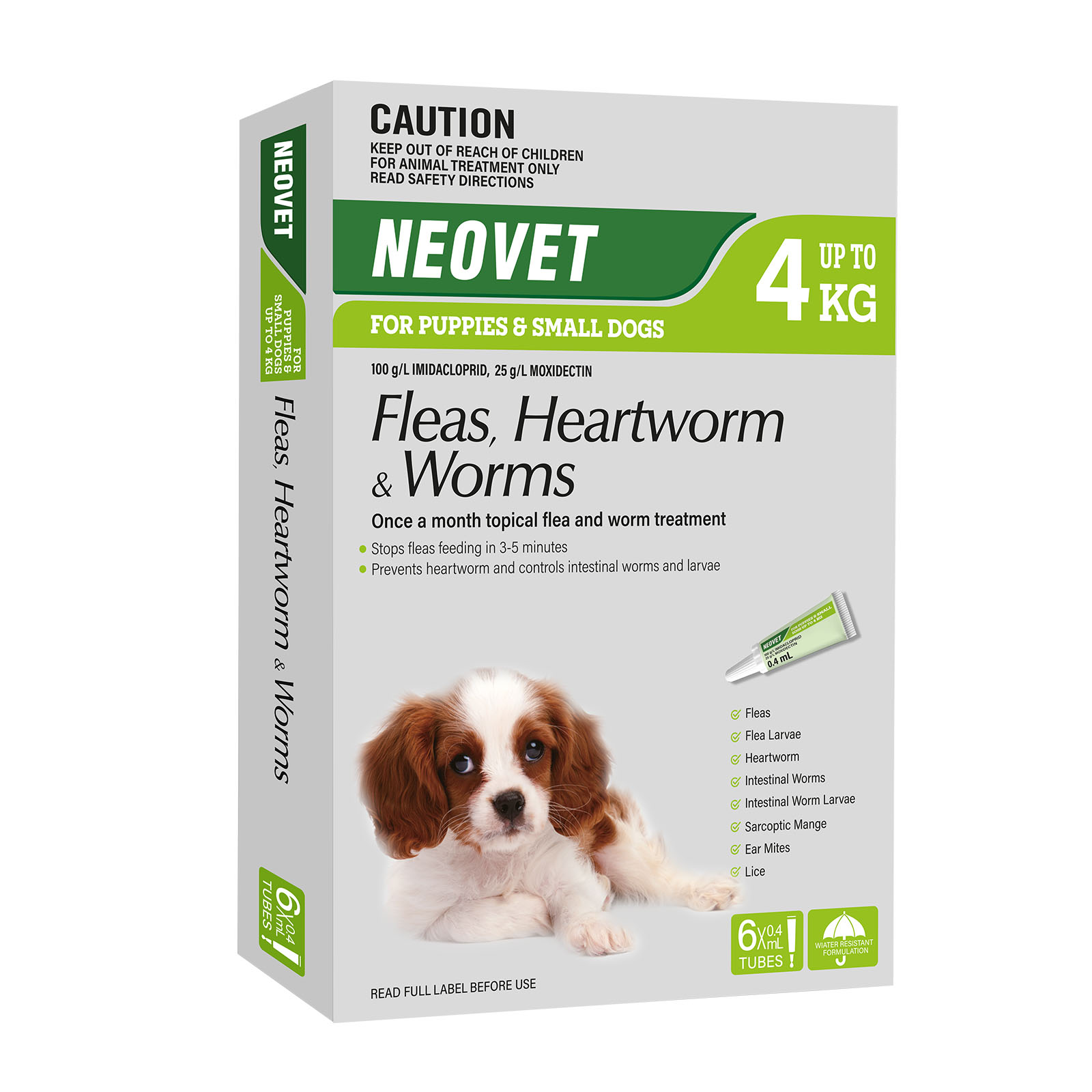 Neovet For Puppies And Small Dogs Up To 4kg 6 Pack - $44.20