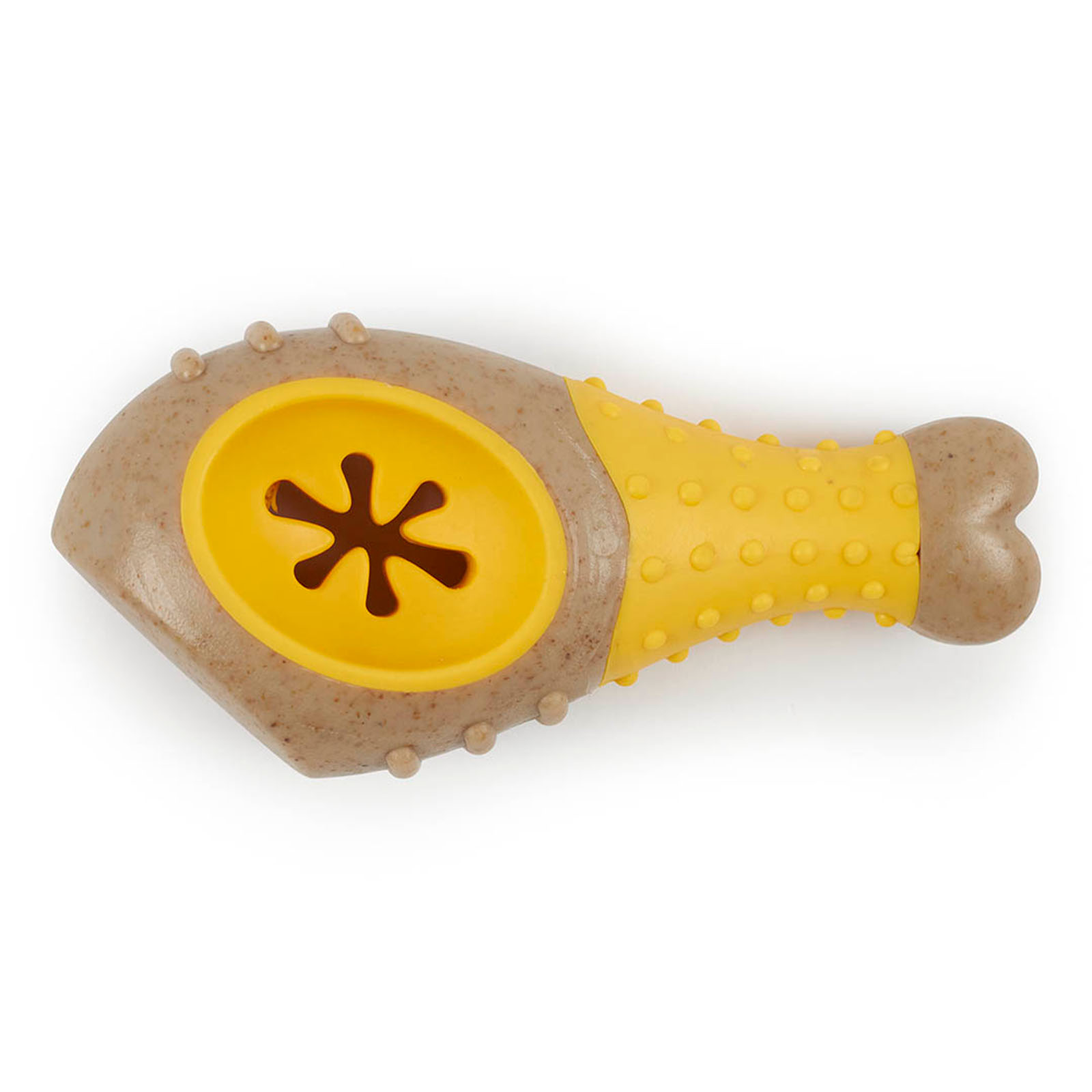 Kazoo Tough N Tasty Chew Bone Chicken Flavoured Treat Dispensing Toy ...