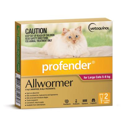 Profender For Cats All Wormer Red 5-8kg - $31.18