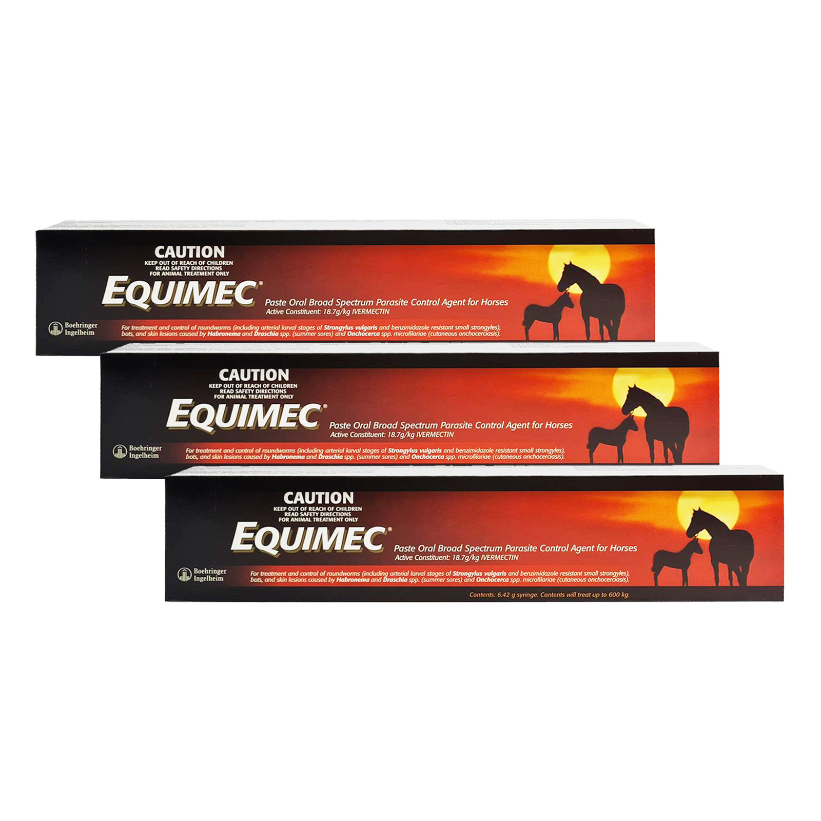 Equimec Wormer Paste Broad Spectrum Parasite Control Agent For Horses 6 ...