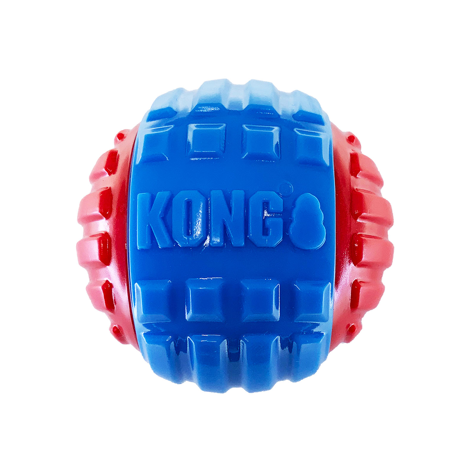 KONG Exclusive CoreStrength Rattlez Ball Large Rubber Fetch Toy For ...